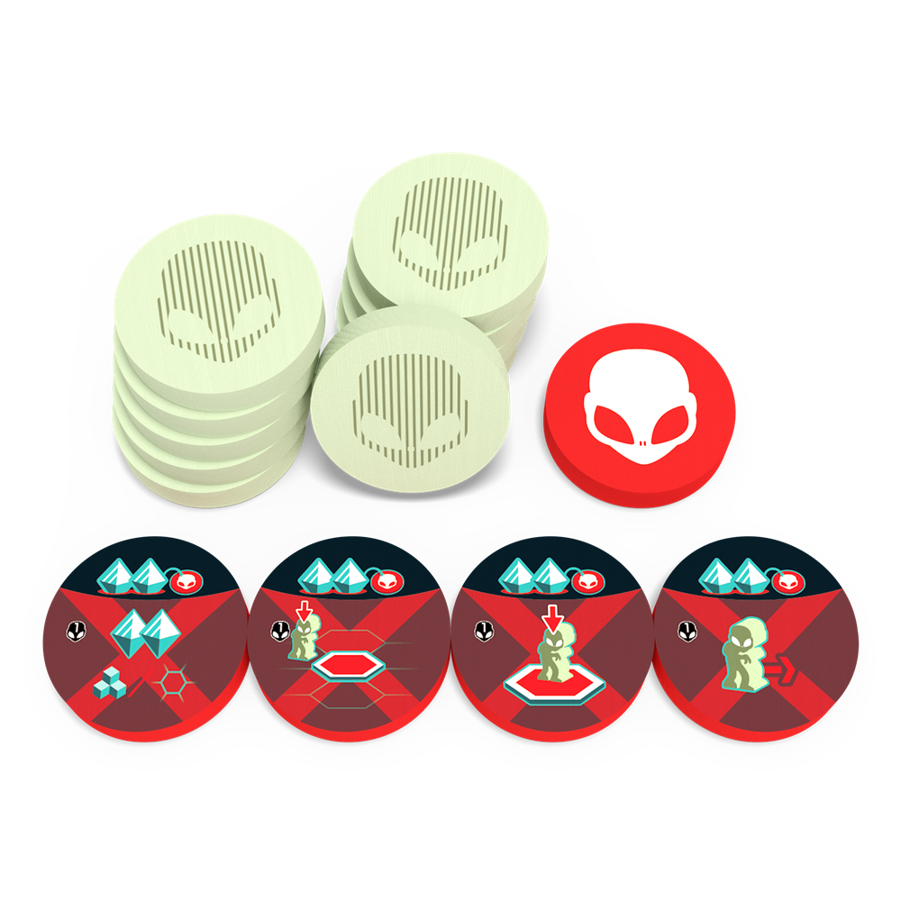 Buy On Mars: Alien Invasion - Wooden Alien Token Online Game — Eagle ...